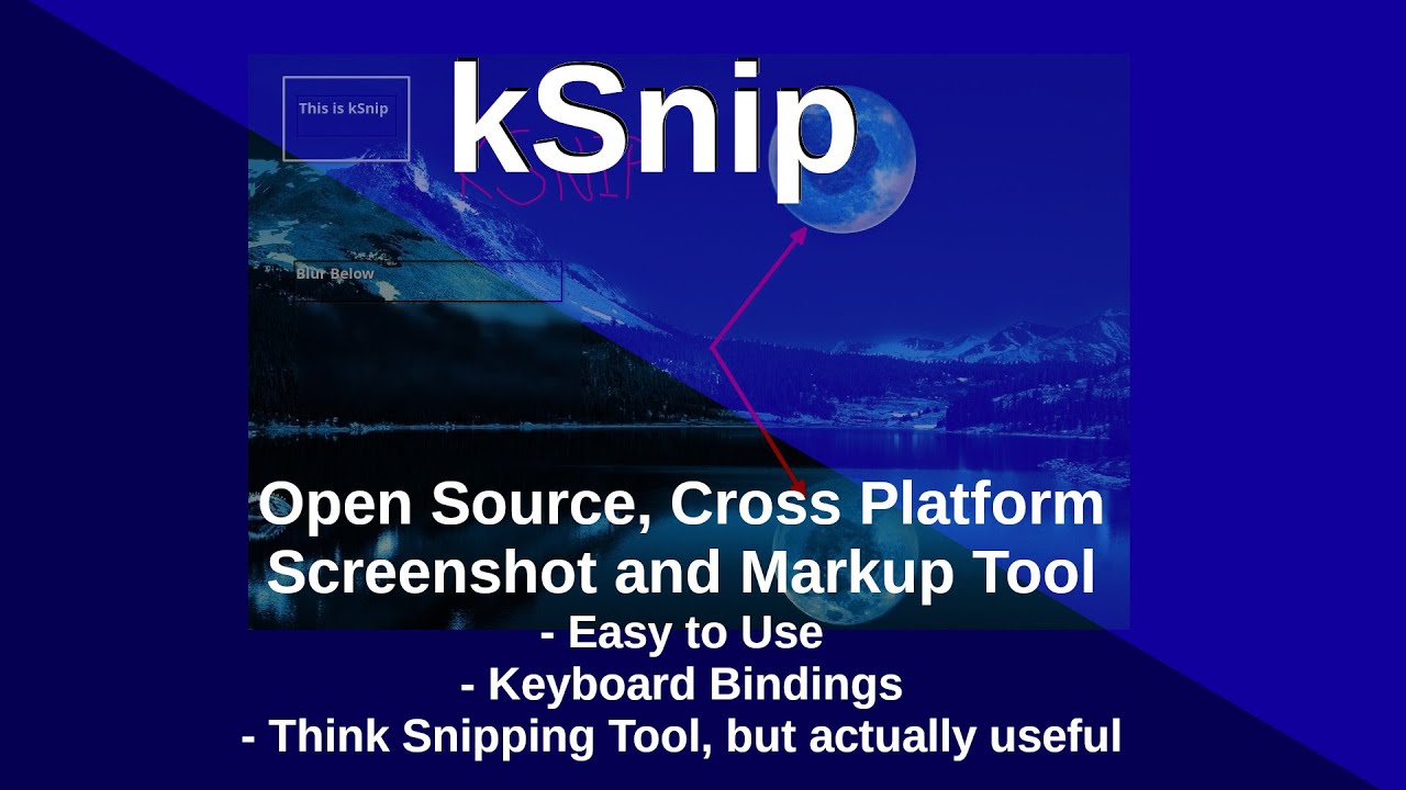 Quick Screen Capture with KSnip, open source and powerful!