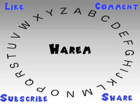 How to Say or Pronounce Harem