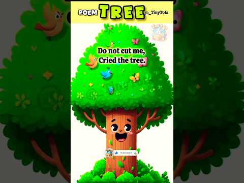Tree English Poem π΄π³ | English Poem for Kids | Poems | Kids Poems πΆπ§π¦| #shorts #poem#rhymes