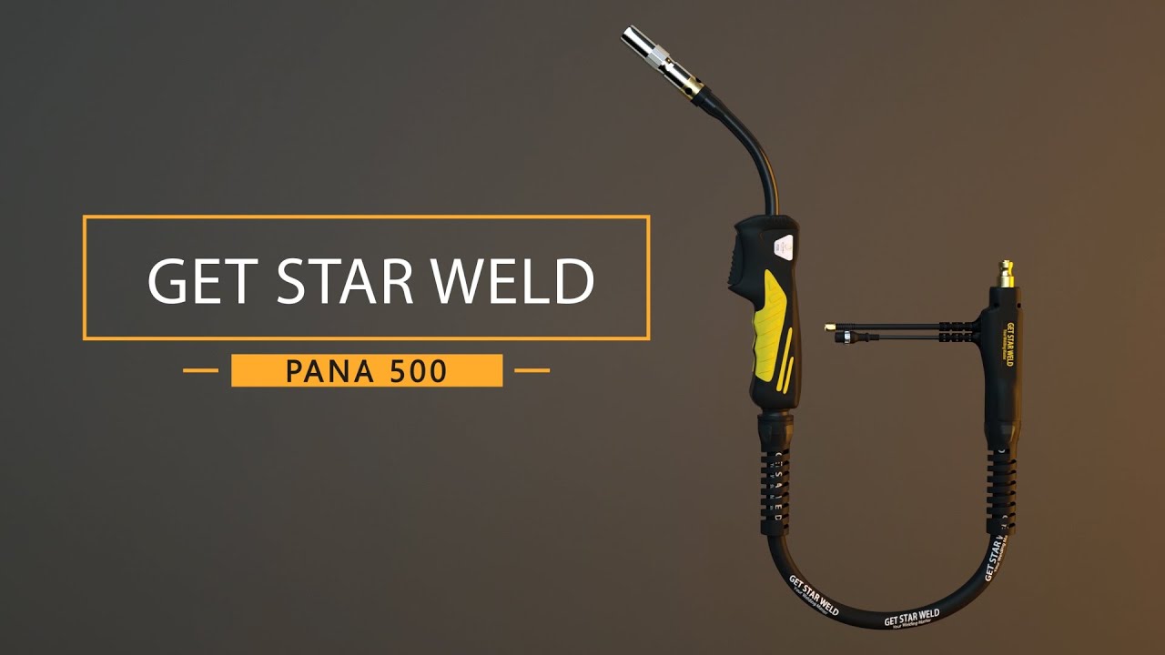 Get Star Weld Pana 500A euro adaptor air cooled 500a mig welding torch