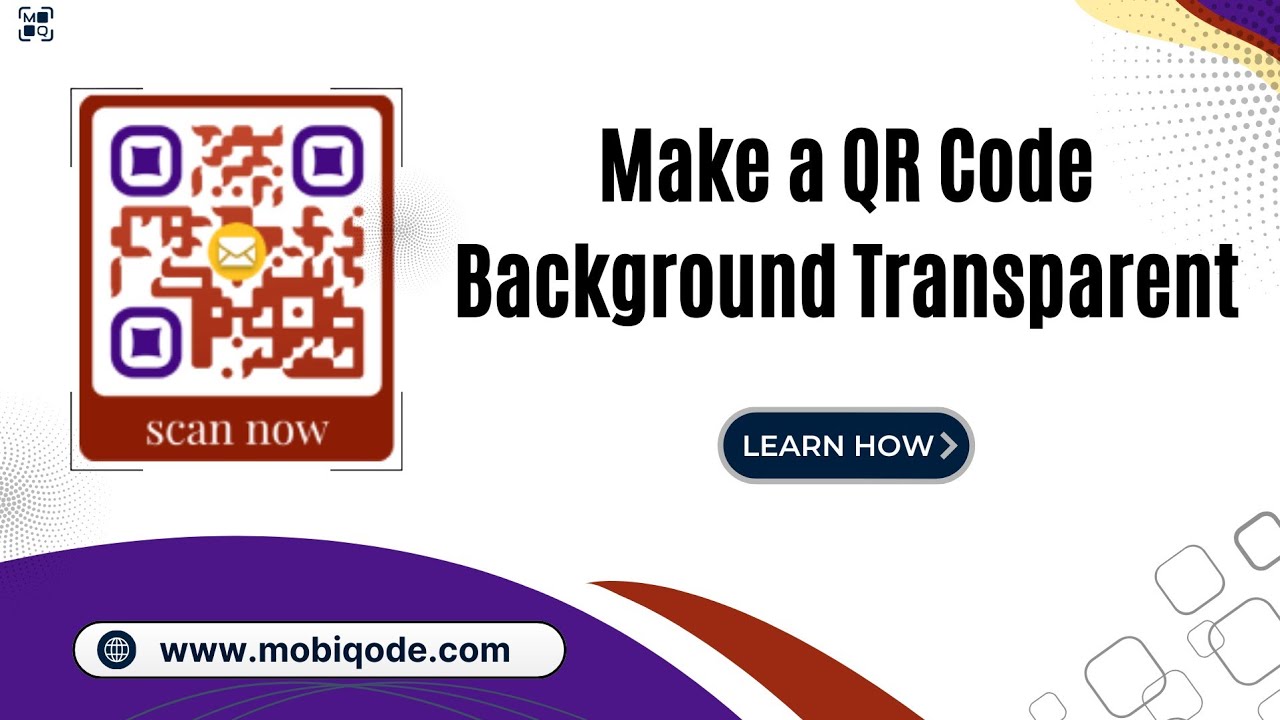 Transparent QR code by mobiQode