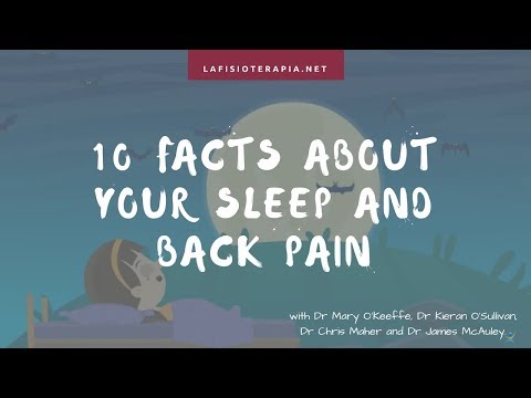 10 facts about your sleep and back pain