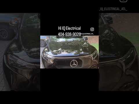 Mercedes Benz EQS ChargePoint charger home flex install #chargepoint #mercedeseqs #hiiqelectrical