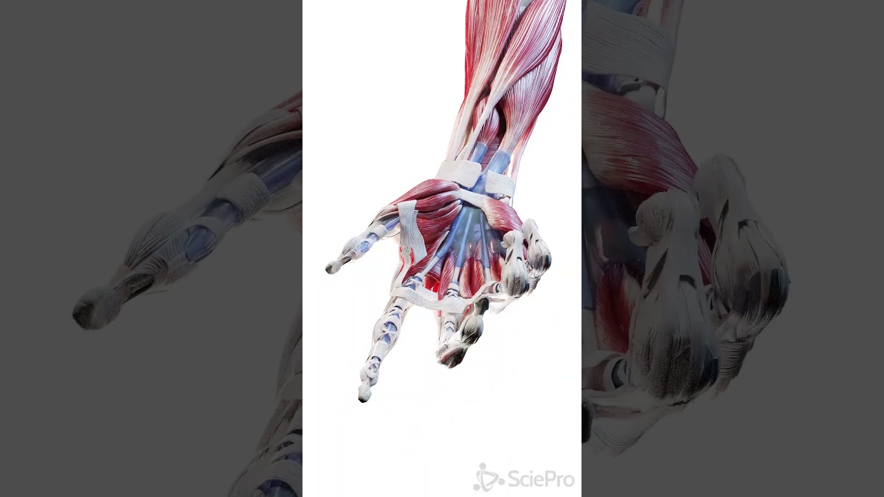 Anatomy of the Hand in Motion | 3D Animation