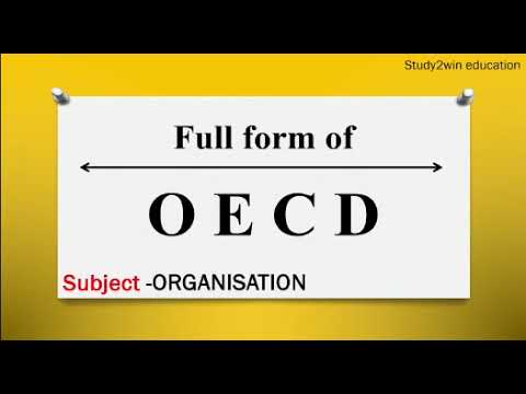 OECD ka full form | Full form of OECD in English | Subject - ORGANISATION