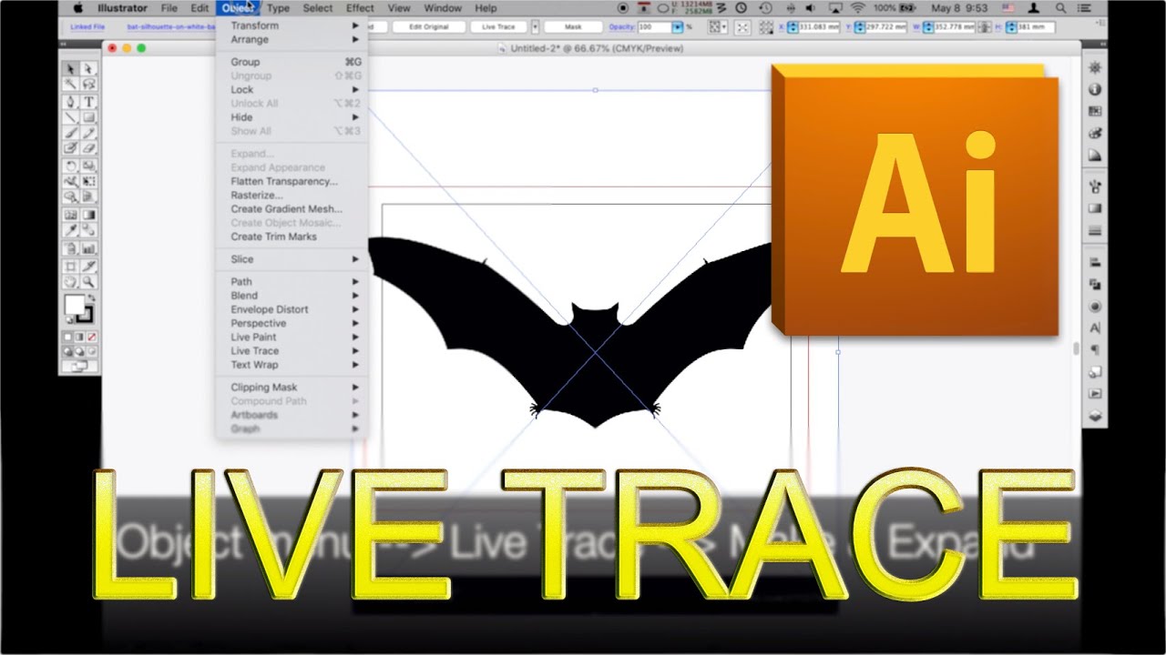 How to use Illustrator to Live Trace pictures to make Vector images