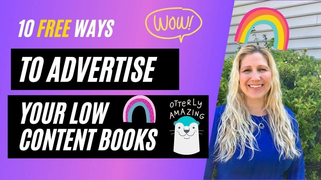 10 Free Ways to Advertise Your KDP Low Content Books