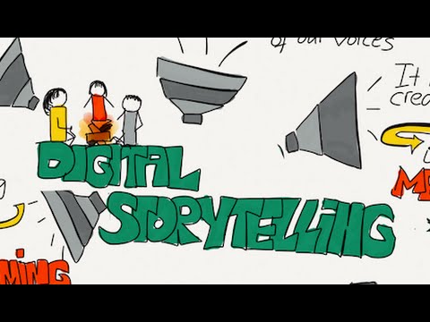 Digital Storytelling: What is it and what isn't it? | Sketchnote | Sparkol