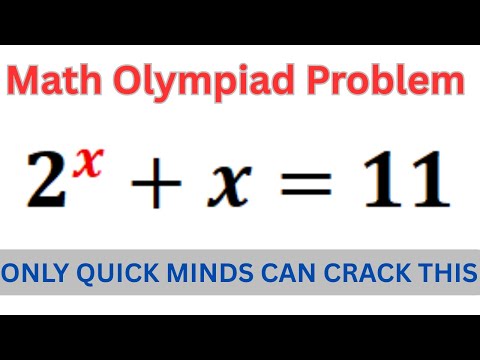 Germany | Can You Solve This? A Nice Exponential Math Olympiad Algebra Problem |