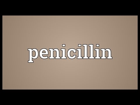 Penicillin Meaning