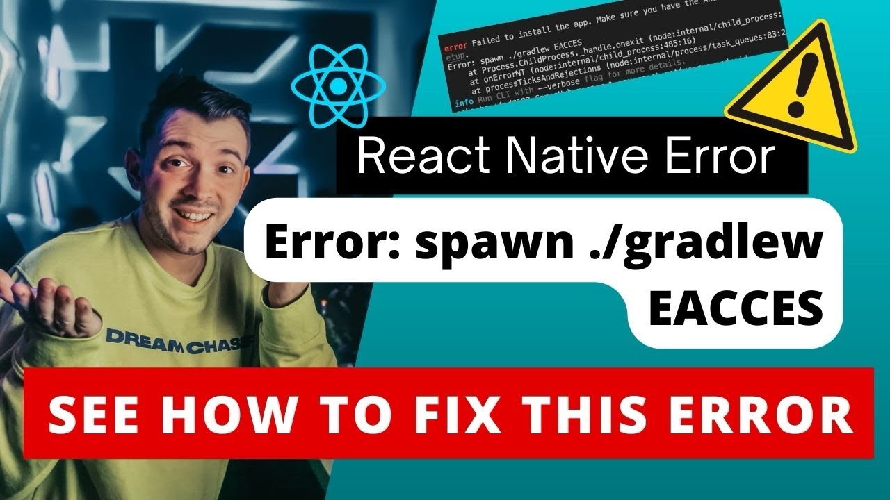 Fixing 'spawnSync ./gradlew EACCES' Error in React Native | Troubleshooting Guide