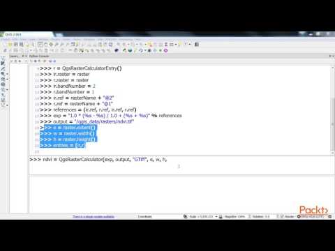 Learn Automated GIS Workflows with PyQGIS Creating an NDVI | packtpub com - Mind Luster