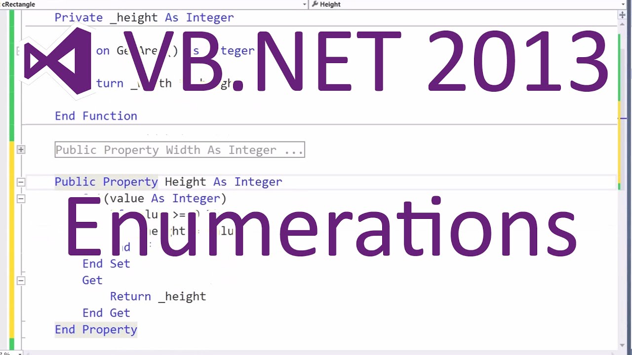 VB.NET 2013 - Enumerations