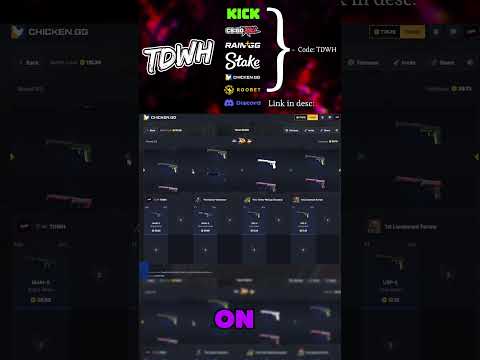 2000$ BUTTERFLY TIGERTOOTH PULL ON CHICKENGG!! #tdwh #cs2 #gambling #casesite #kick #youtubeshorts