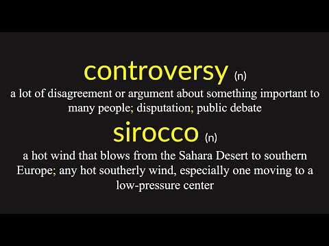 controversy & sirocco
