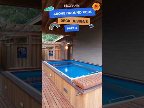Cool Above Ground Swimming Pool Deck Ideas to Inspire Your Backyard in 2024