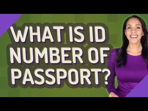 What is ID number of passport?