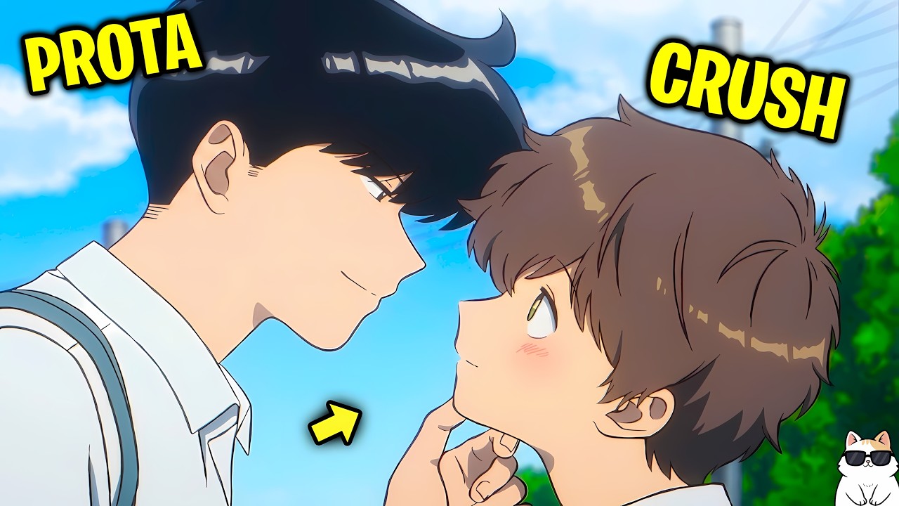 💗 PROTA TÍMIDO SE ENAMORA DEL MÁS LINDO Y POPULAR DEL SALÓN  (1-8) | RESUMEN ANIME