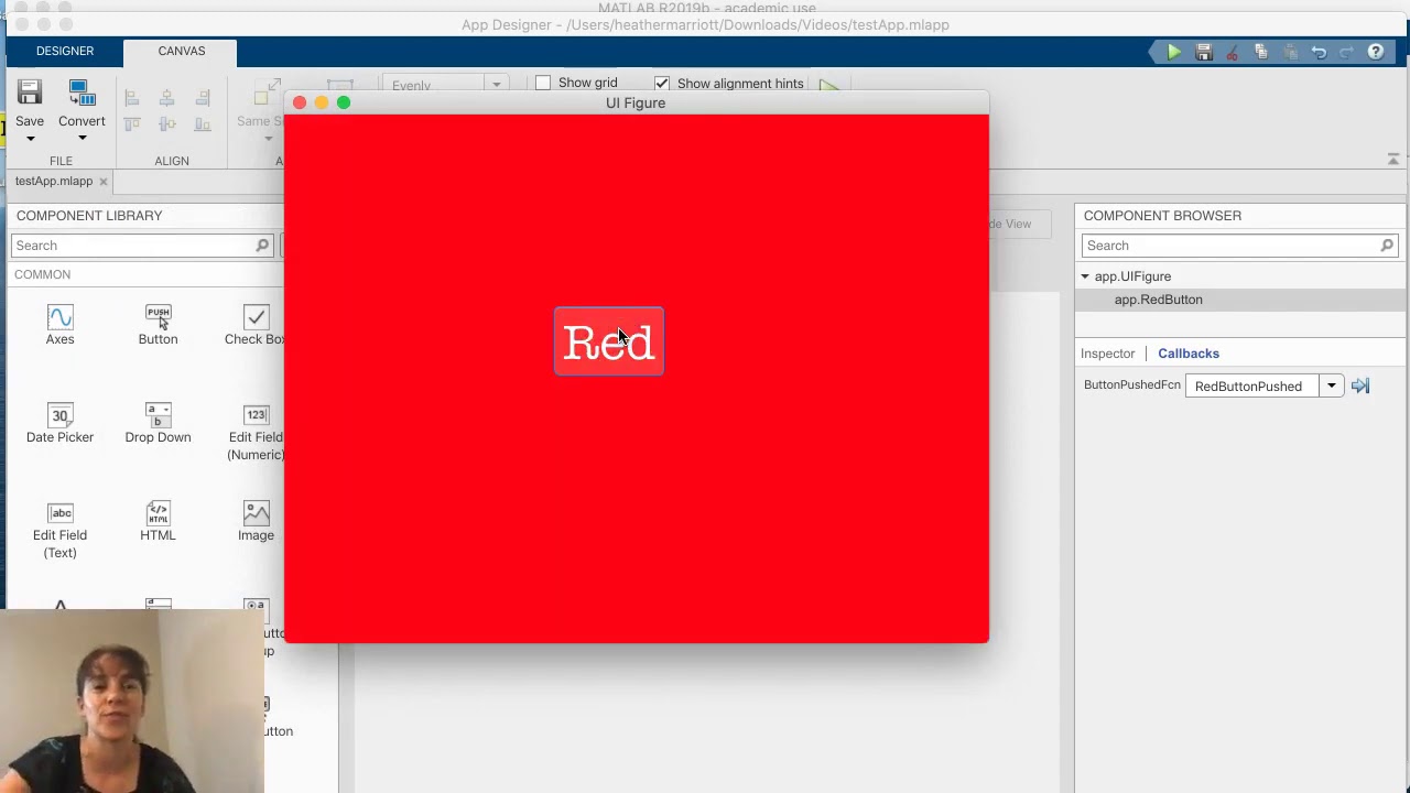 Intro to App Designer -  MATLAB