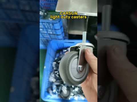 Light duty casters threaded stem casters 3inch TPR caster wheels Furniture Casters #casters