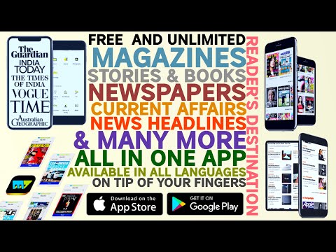 Stories Magazines Newspapers Books of all Categories in one Digital App with free & unlimited access