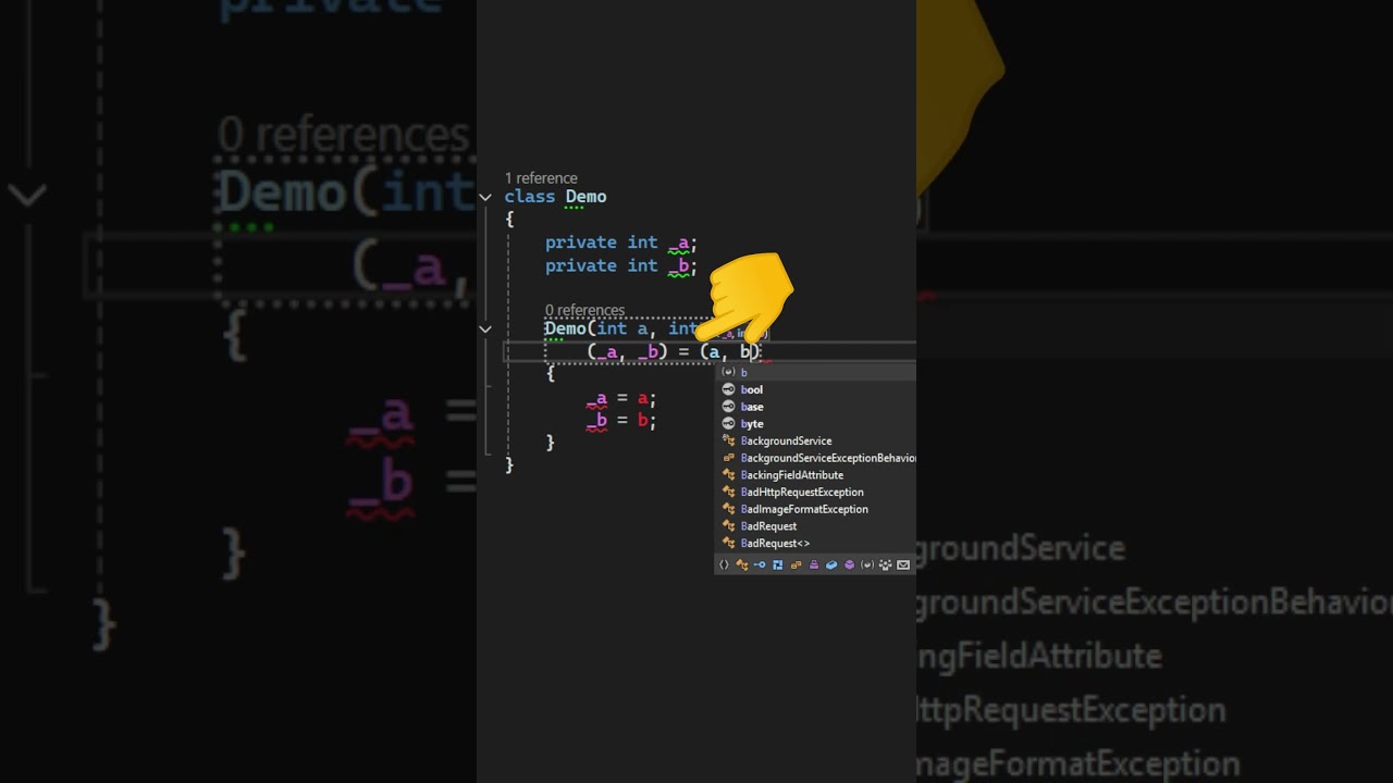 The Fastest Way to Write Constructors in C#