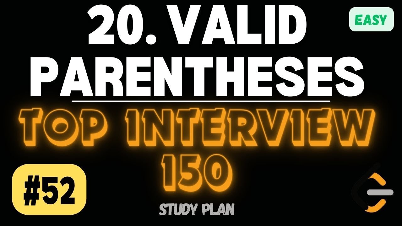 Leetcode | 20. Valid Parentheses | Easy | Java Solution