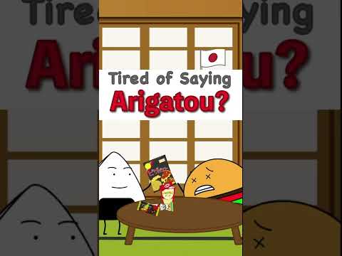 Many ways to say "Thanks" in Japanese