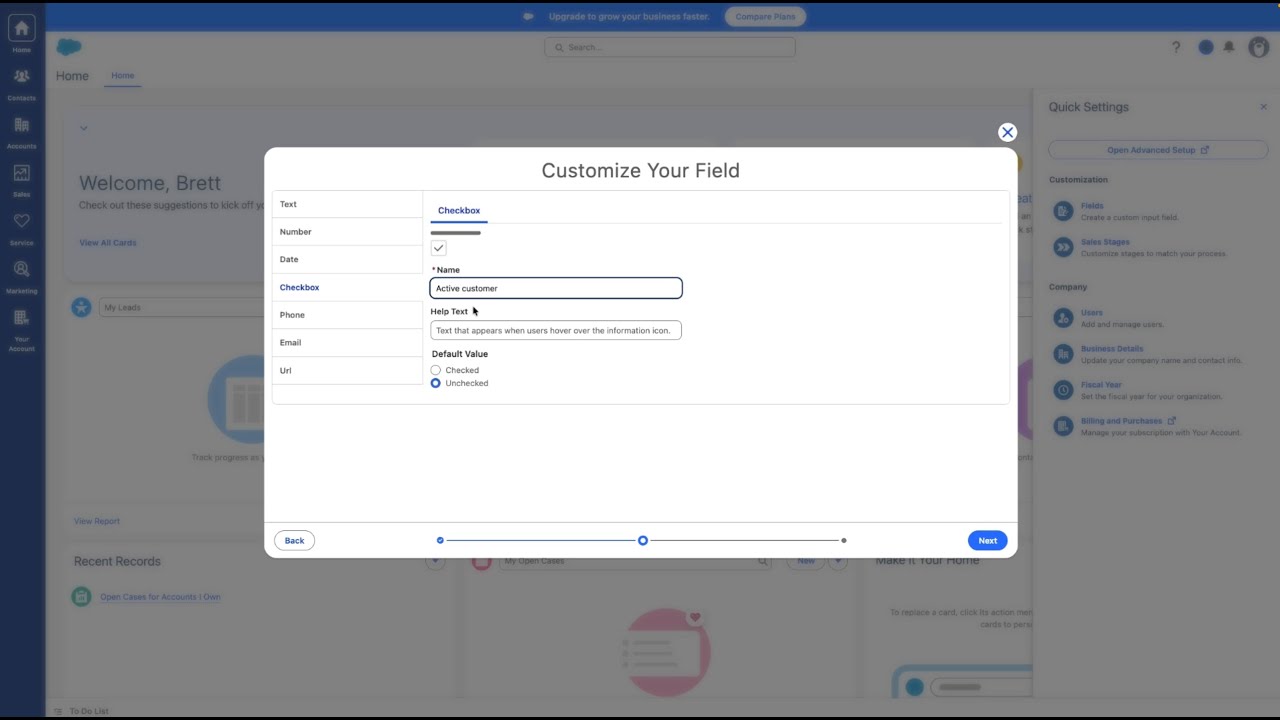 CRM Free Suite: Custom Fields Tutorial | Setup Tutorial
