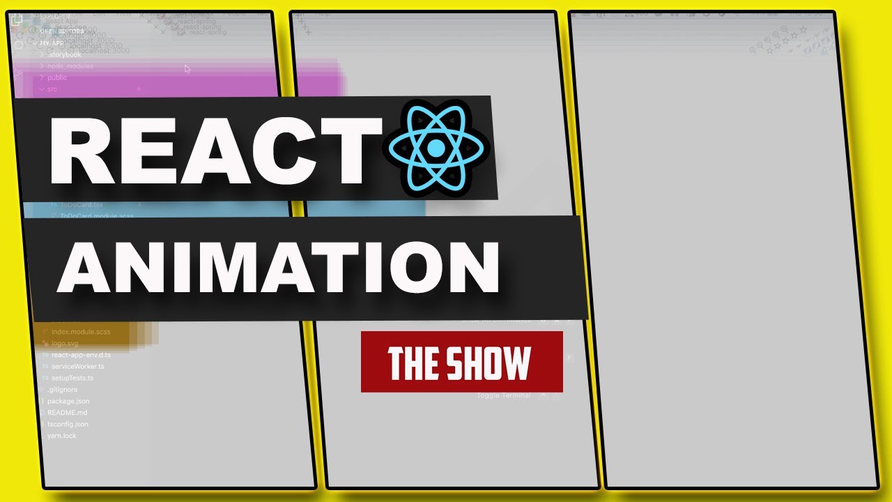 Responsive Animation With React Spring Using UseSprings | Physics Based Animation With |HD