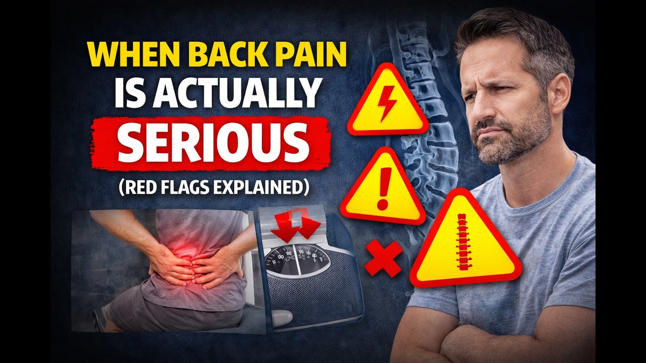 When Back Pain Is Actually Serious Red Flags Explained