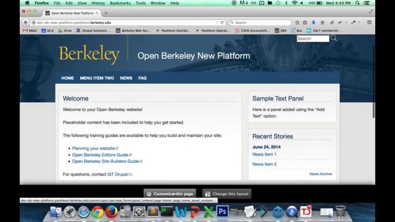 Open Berkeley: New platform features