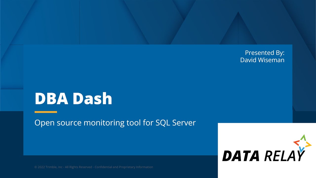 DBA Dash Data Relay