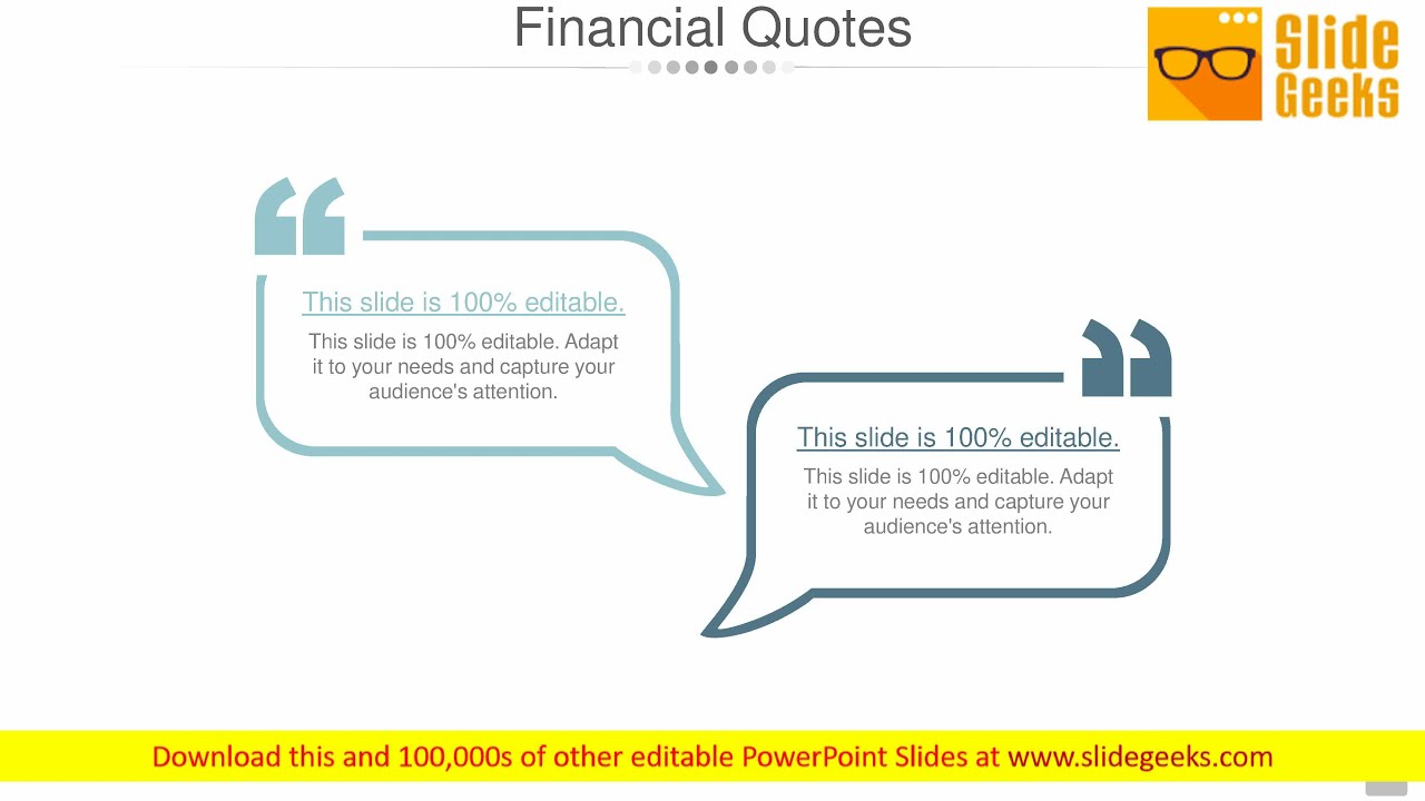 Financial Quotes Ppt Powerpoint Presentation Slide Download