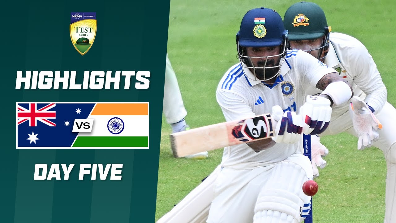 Australia v India 2024-25 | Third Test | Day Five
