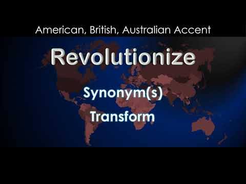 Revolutionize - How to Pronounce Revolutionize in British Accent, Australian Accent