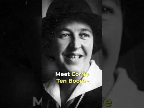 Meet Corrie Ten Boom. She risked her life to save 800 Jews. ✡️ #shorts