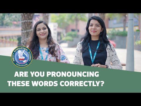 Are you pronouncing these words correctly?