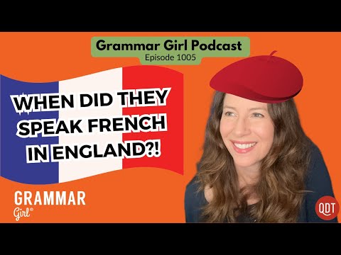 A brief history of English (aka when they spoke French in England). Killer death meat. GG 1005