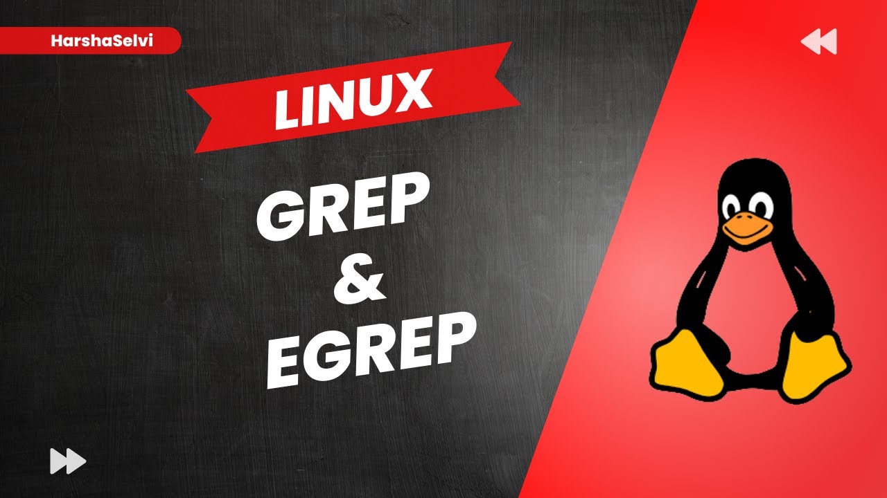 Linux Grep & Egrep | Tamil | HarshaSelvi