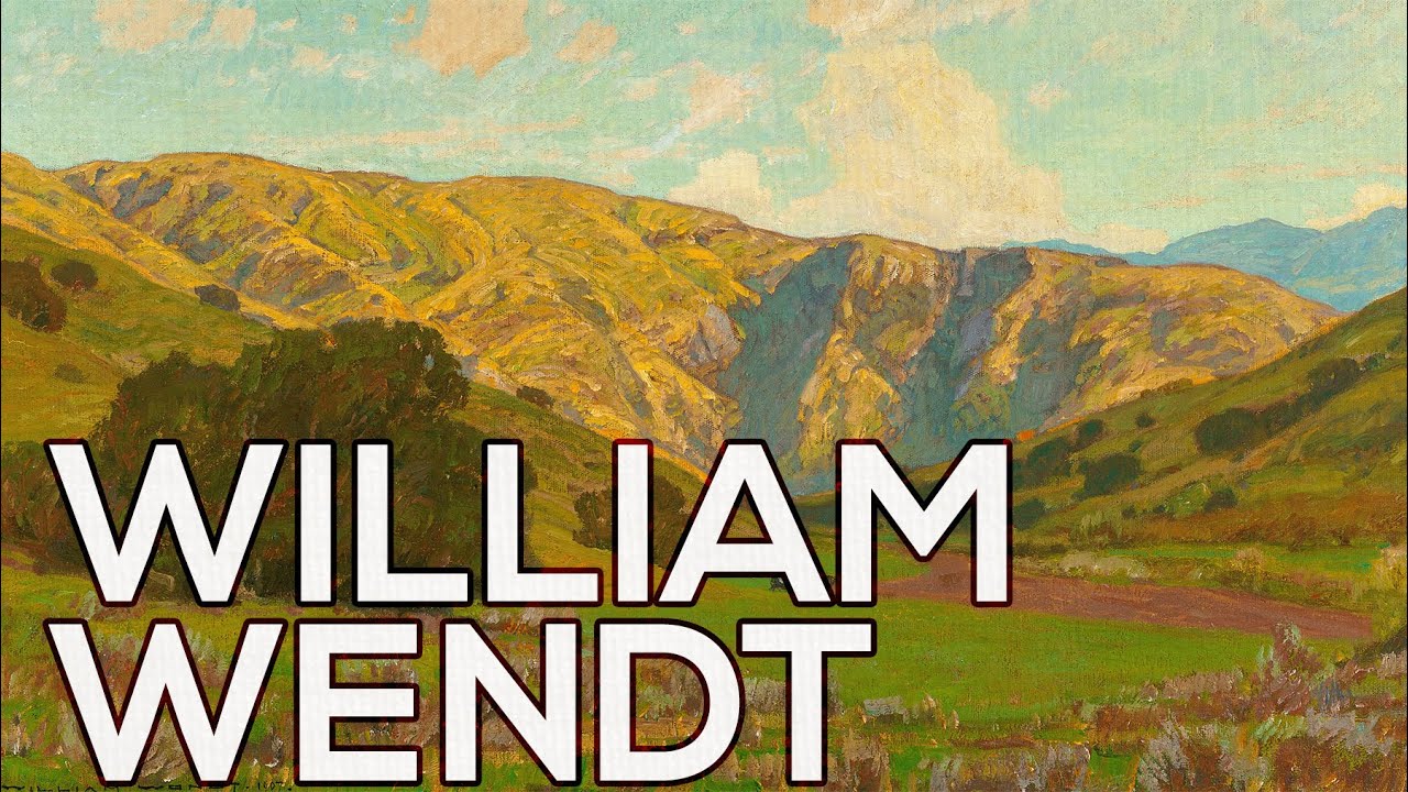 William Wendt: A collection of 58 paintings (HD)