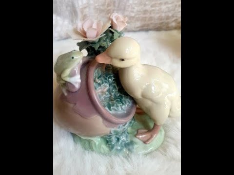 Lladro Figurines Retired How Are You 8025 Porcelain Figurines Duck Gifts Handmade Fine Art Sculpture