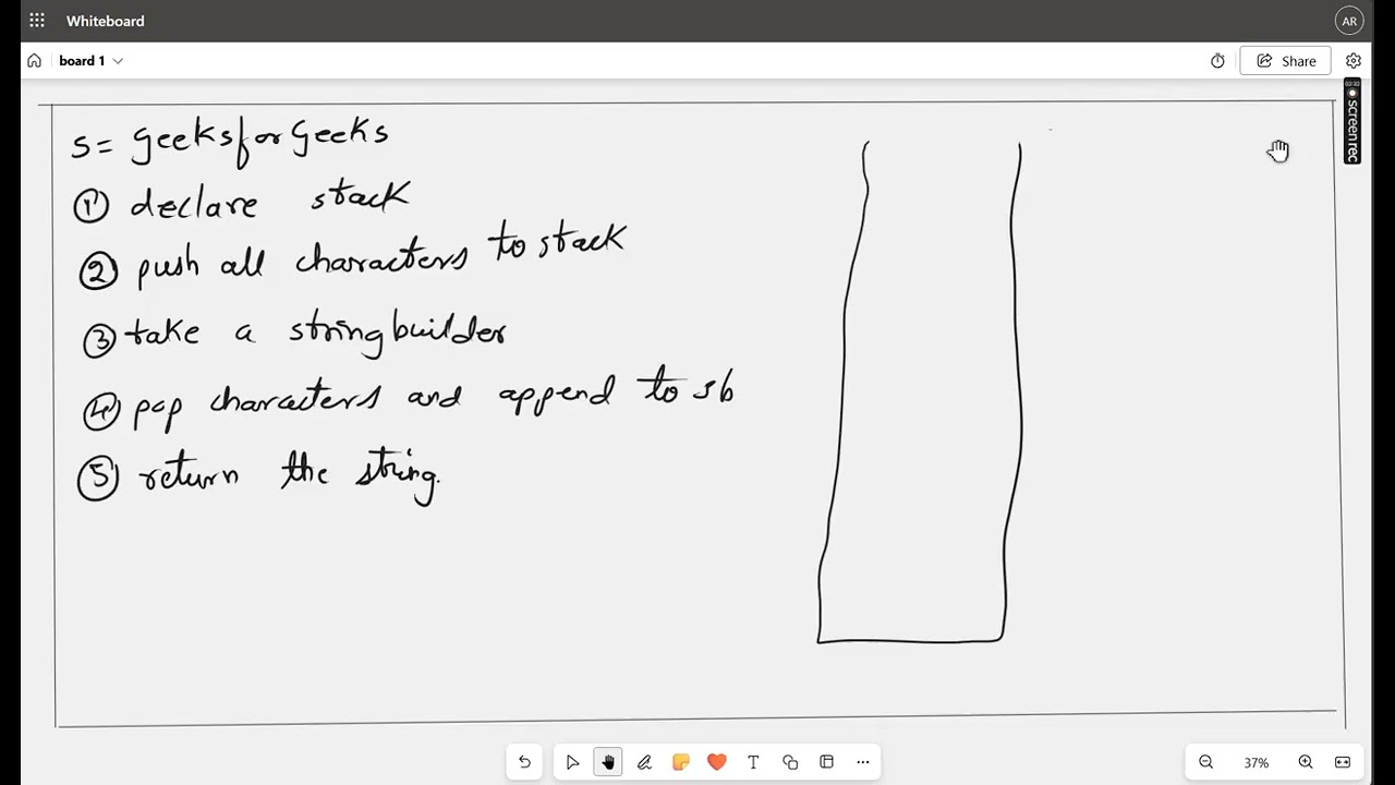 Reverse using stack - Easy - GeeksforGeeks