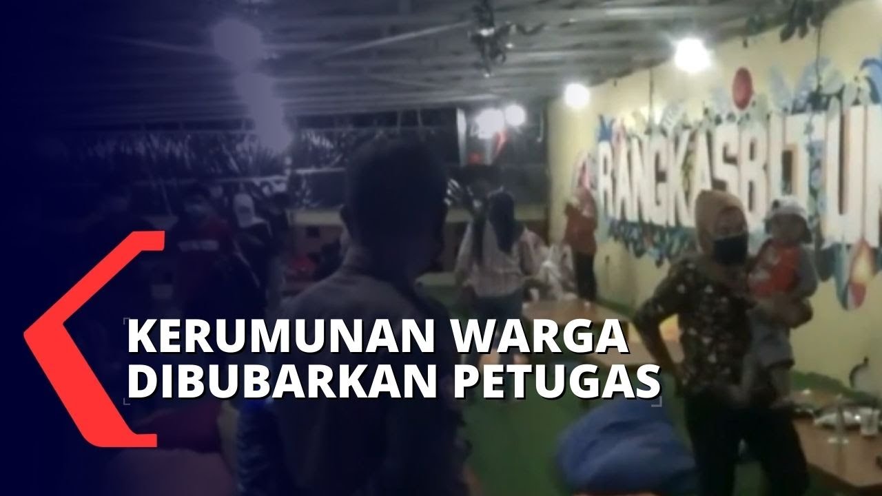 Pengunjung Kafe di Lebak Dibubarkan Petugas Satgas Covid-19