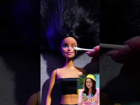 DOLL TRANSFORMATION INTO WEDNESDAY π€ by 123 GO! Reacts #shorts
