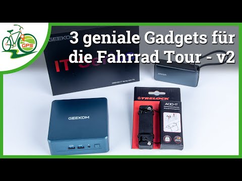 3 geniale Gadgets fürs Fahrrad v2 🚴 Zubehör Befestigung 💻 Mini PC 🔋 Powerbank