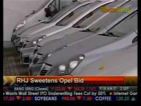 RHJ Sweetens Opel Bid - Bloomberg