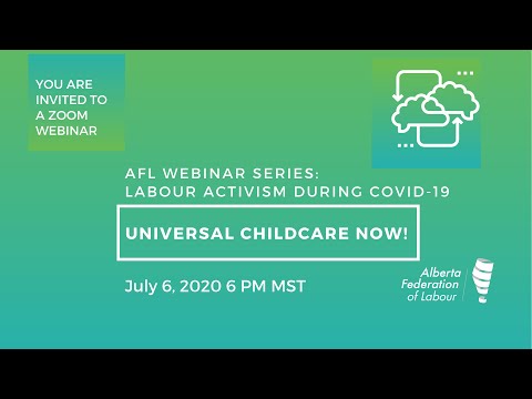 Webinar: Universal Childcare Now!