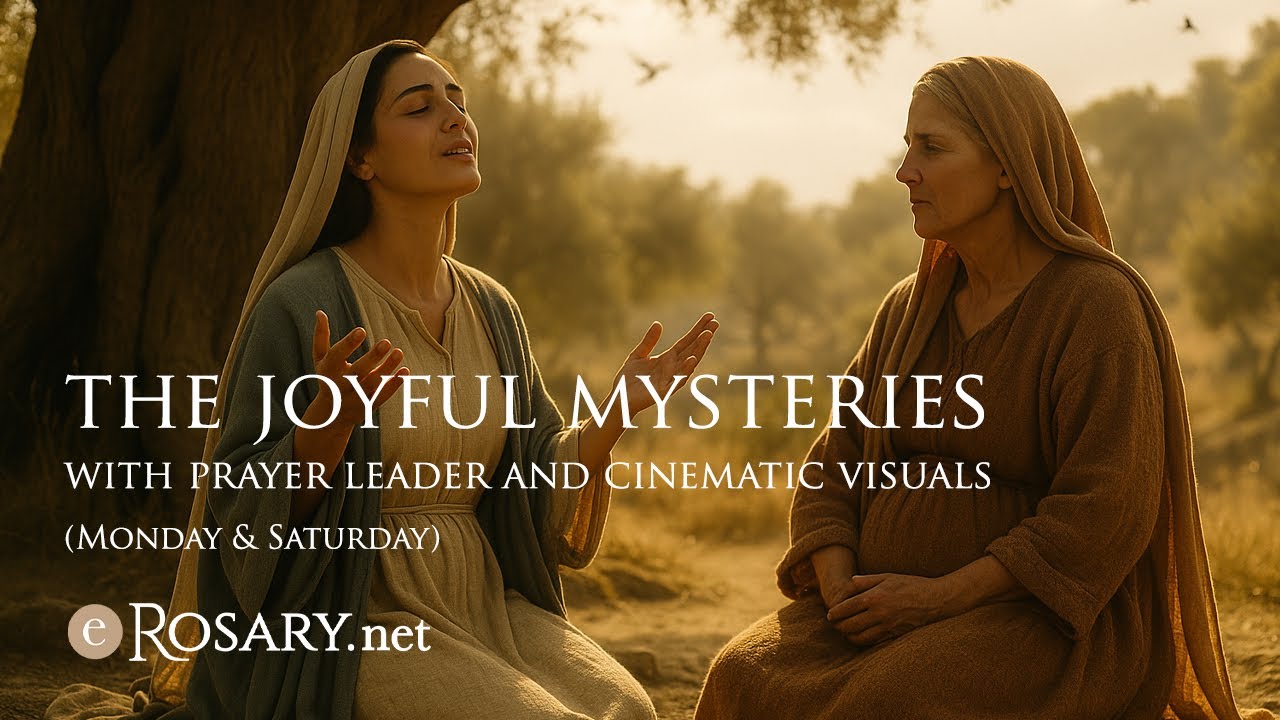 Holy Rosary - Joyful Mysteries - Mondays & Saturdays | Guided Prayer by eRosary.net