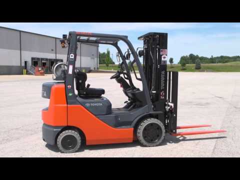 Toyota Electric Counterbalanced Forklift - Toyota 8FBJ35 3.5 Ton 4 ...